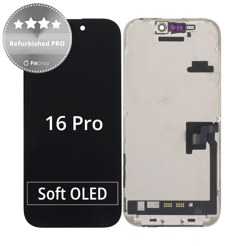Apple iPhone 16 Pro - Écran LCD + Ecran Tactile + Cadre Refurbished PRO | FixShop